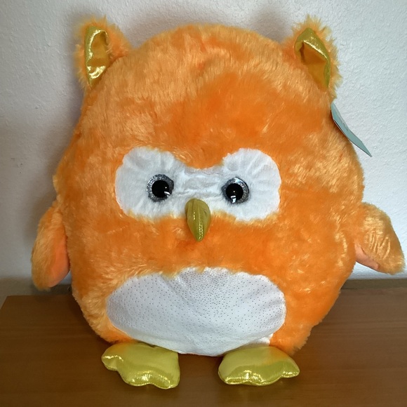 Hug Me | Toys | Hug Me Light Up Stuffed Animal Orange Owl 4 Tall Ages 3 ...
